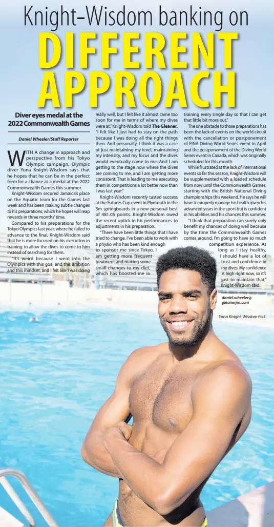 Knight-Wisdom banking on DIFFERENT APPROACH - PressReader