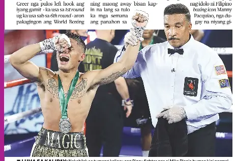 PLANIA MIPAKAGING SA WBO NO. 1 CONTENDER - PressReader