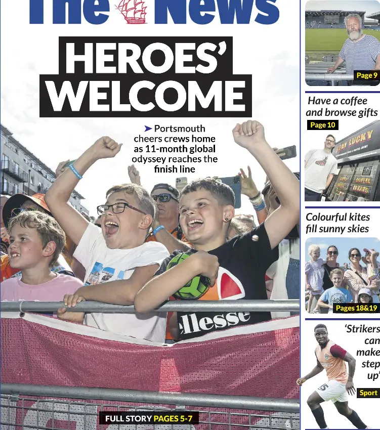 HEROES’ WELCOME - PressReader
