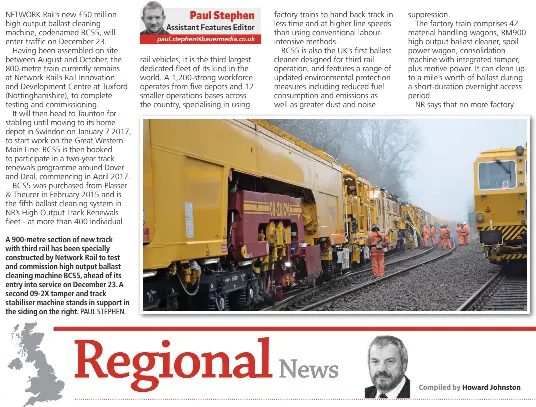 NR’s new ballast cleaner being readied for action - PressReader
