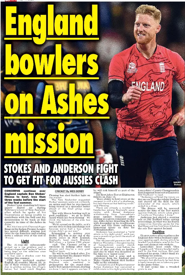 England bowlers on Ashes mission - PressReader