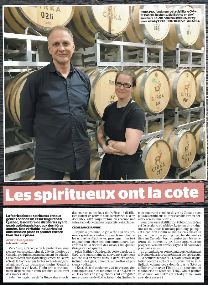 Les distilleri­es en plein essor - PressReader