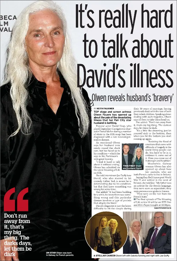 It’s really hard to talk about David’s illness - PressReader