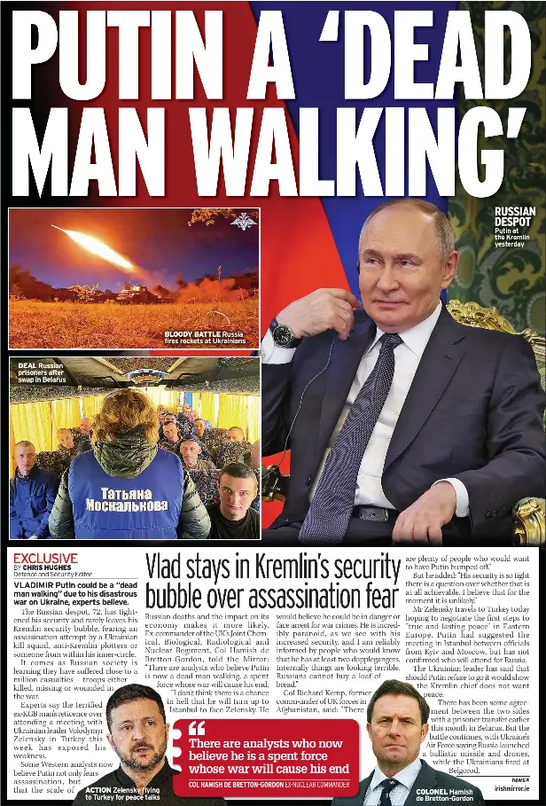 PUTIN A ‘DEAD MAN WALKING’ - PressReader