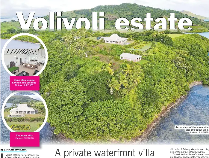 Volivoli estate A private waterfront villa - PressReader