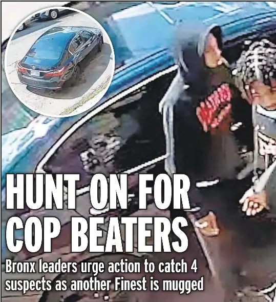 HUNT ON FOR COP BEATERS - PressReader