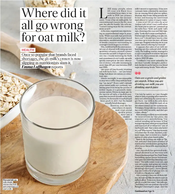 Where did it all go wrong for oat milk? - PressReader