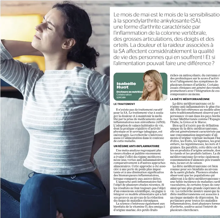 Arthrite et alimentati­on anti-inflammato­ire - PressReader