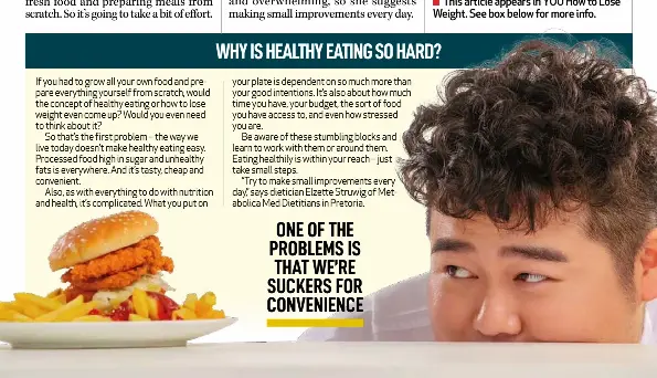 WHY IS HEALTHY EATING SO HARD? - PressReader