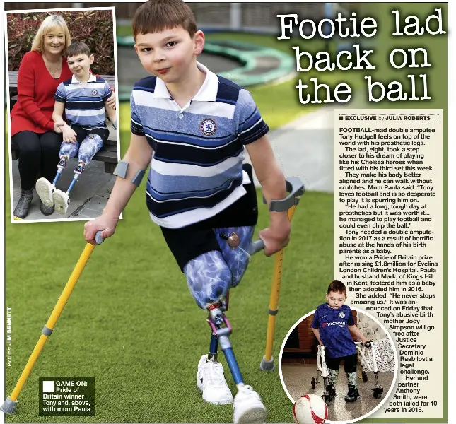 Footie lad back on the ball - PressReader