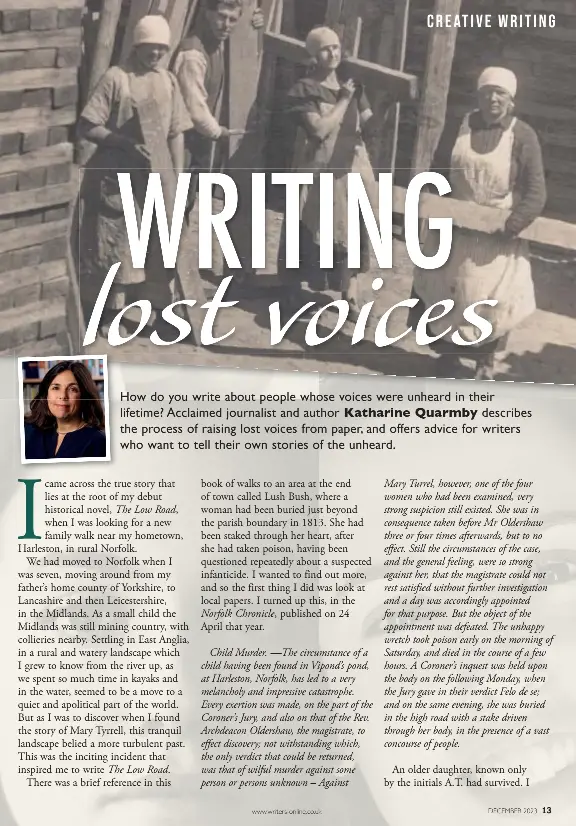 WRITING lost voices - PressReader