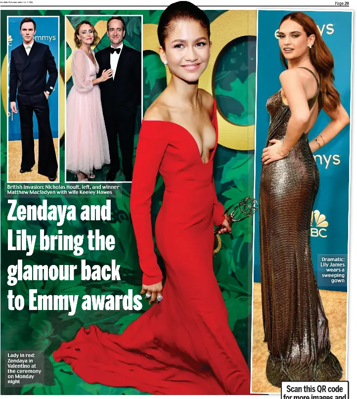 Zendaya and Lily bring the glamour back to Emmy awards - PressReader