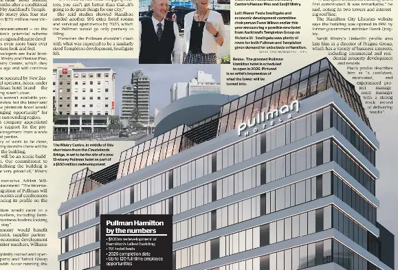 New $100m Hamilton CBD Pullman hotel on the way - PressReader