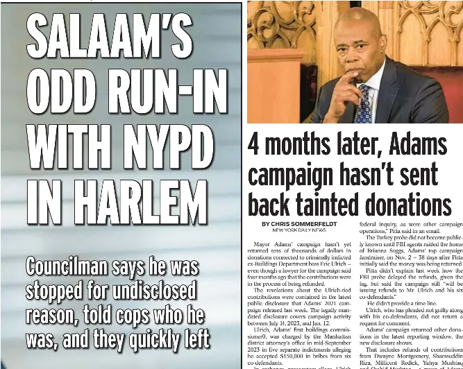 SALAAM’S ODD RUN-IN WITH NYPD IN HARLEM - PressReader