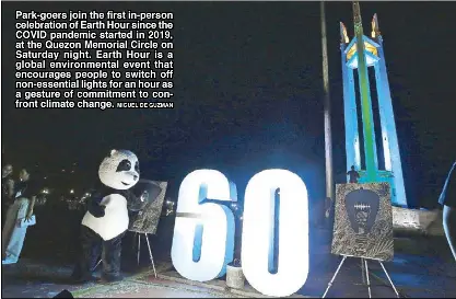 QC leads in-person Earth Hour celebratio­n - PressReader