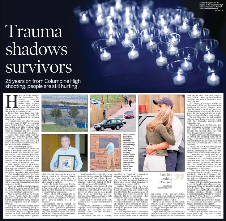 Trauma shadows survivors - PressReader