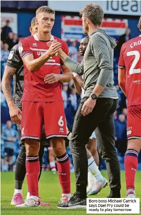 Don’t fret about Fry, says Carrick - PressReader