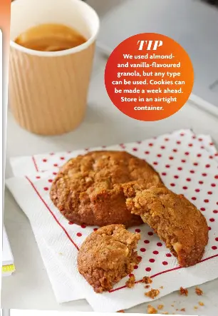 Granola and Macadamia Cookies - PressReader