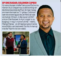 OP ONS RADAR: SOLOMON CUPIDO - PressReader