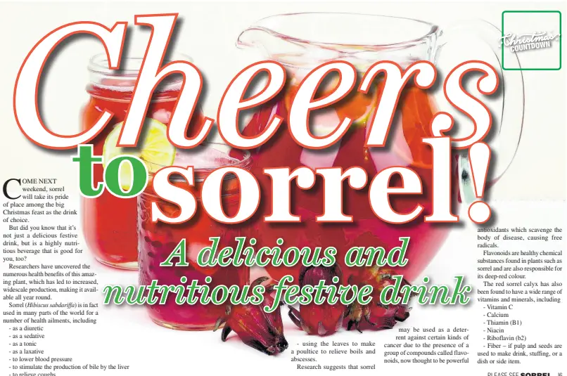 Cheers to sorrel! - PressReader