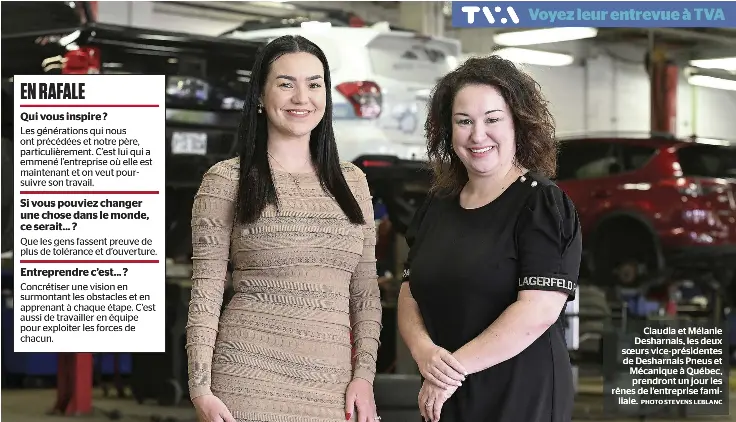 Une quatrième génération à la tête de Desharnais Pneus et Mécanique ...