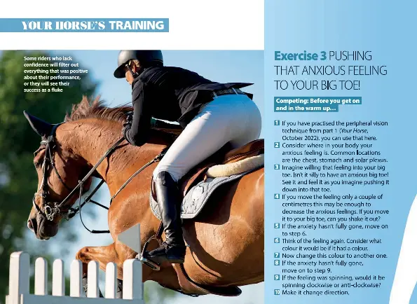 Exercise 3 PUSHING THAT ANXIOUS FEELING TO YOUR BIG TOE! - PressReader