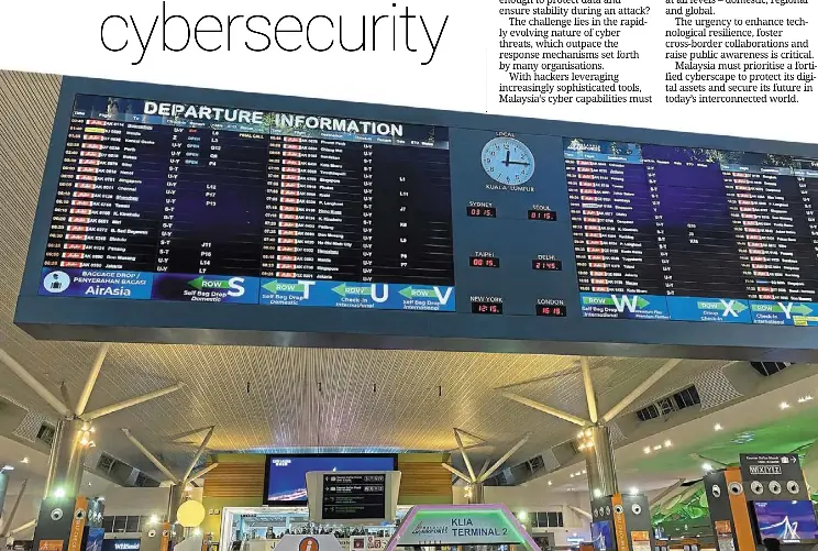 Urgent need to boost cybersecur­ity - PressReader