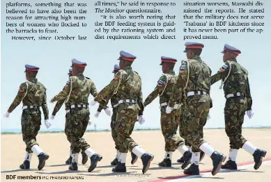 Hunger hits BDF barracks - PressReader