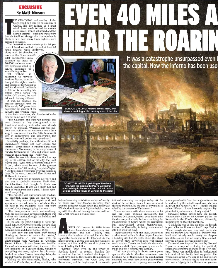 EVEN 40 MILES AWAY, YOU COULD HEAR THE ROARING OF THE FLAMES - PressReader