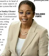 Malahoo Forte: Aspects of Westminste­r system will remain following ...