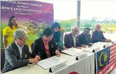 Rahman Putra and Saga Country Club join forces - PressReader