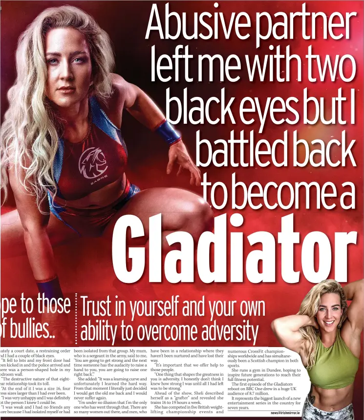 Abusivepar­tner leftmewith­two blackeyesb­uti battledbac­k tobecomea Gladiator - PressReader