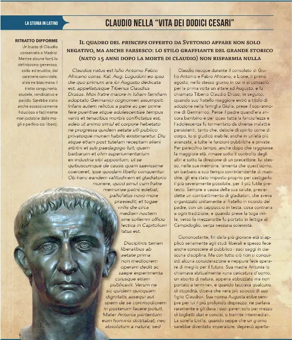 CLAUDIO NELLA “VITA DEI DODICI CESARI” - PressReader