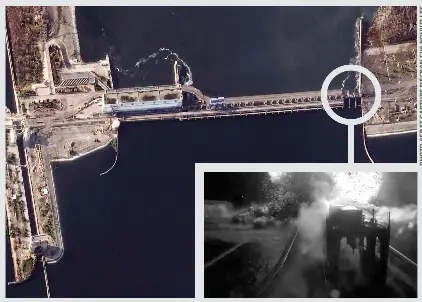 Explosion sur un barrage - PressReader