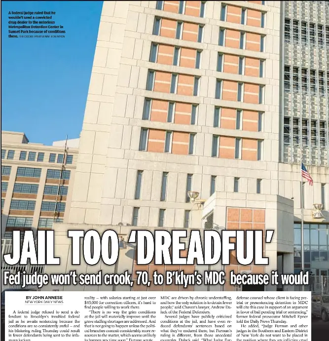 JAIL TOO ‘DREADFUL’ - PressReader