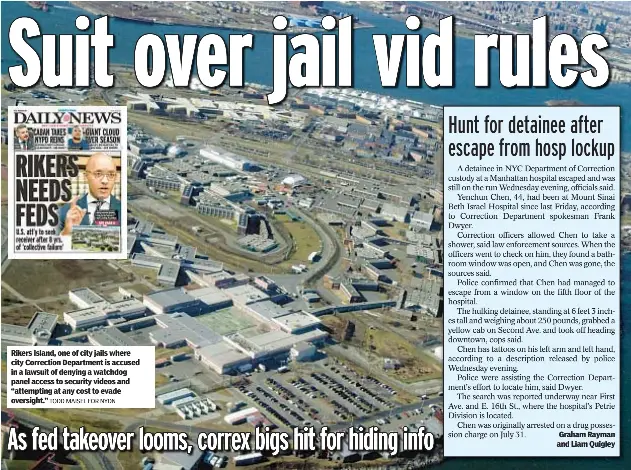Suit over jail vid rules - PressReader
