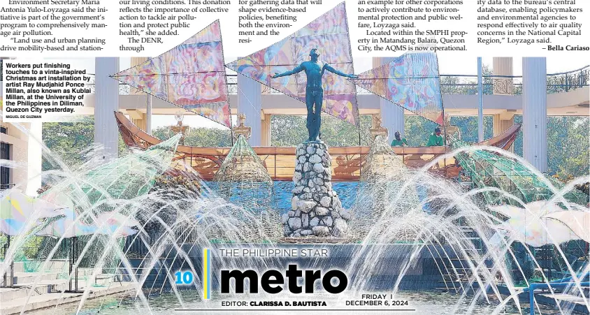 DENR, SM Prime Holdings partner for air quality monitoring - PressReader