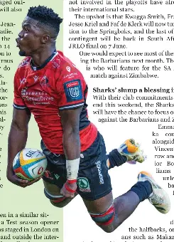 Bok selections shaped by injuries, playoff permutatio­ns - PressReader