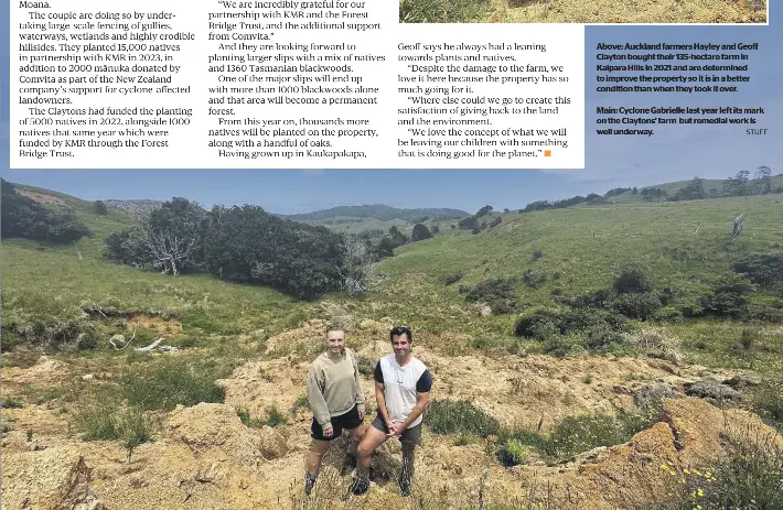 Restoring the land - PressReader