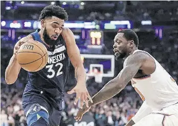 Knicks get Towns from T-wolves for Randle in major NBA deal - PressReader