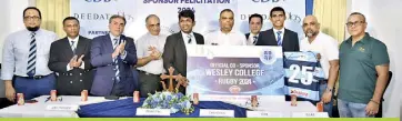 Wesley felicitate­s school rugby team sponsors - PressReader