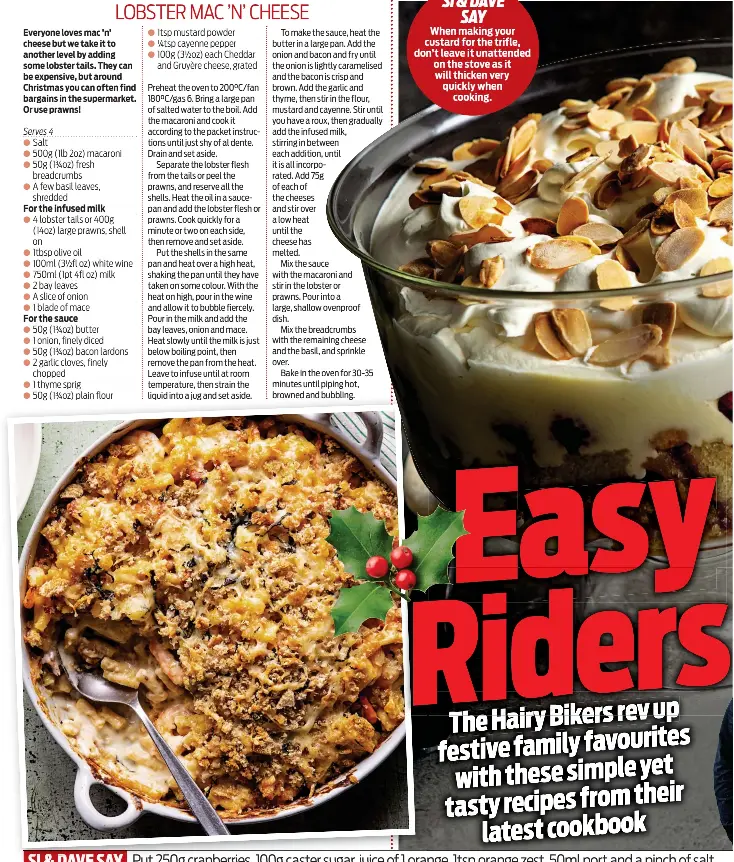 LOBSTER MAC ’N’ CHEESE Easy Riders! - PressReader