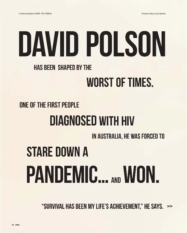 OUR ELDERS: DAVID POLSON - PressReader