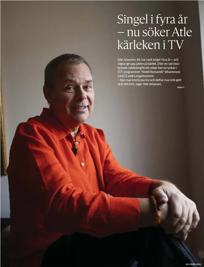 Singel i fyra år – nu söker Atle kärleken i TV - PressReader