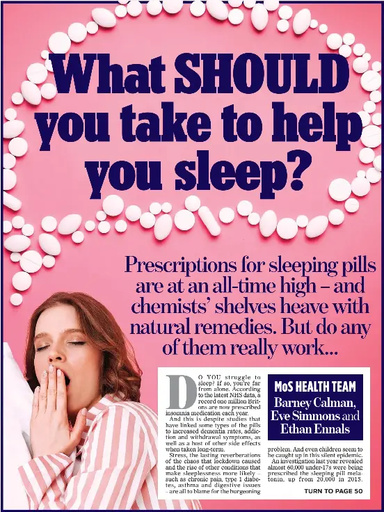 What SHOULD you take to help you sleep? - PressReader