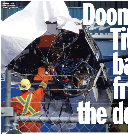 Doomed Titan back from the deep - PressReader