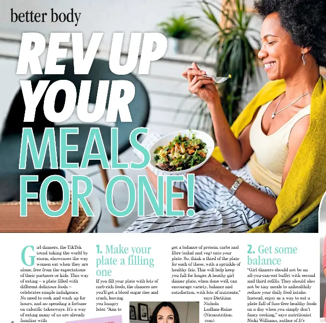 REV UP YOUR MEALS FOR ONE! - PressReader