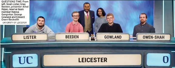 Starter for 10... - PressReader