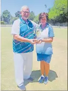 Champions crowned after thrilling NC Bowls Singles competitio­n - PressReader