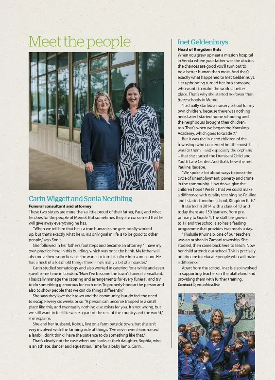 Meet the people - PressReader